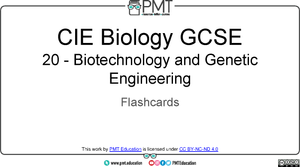 Flashcards - Bundle - CAIE Biology IGCSE - PMT Education
