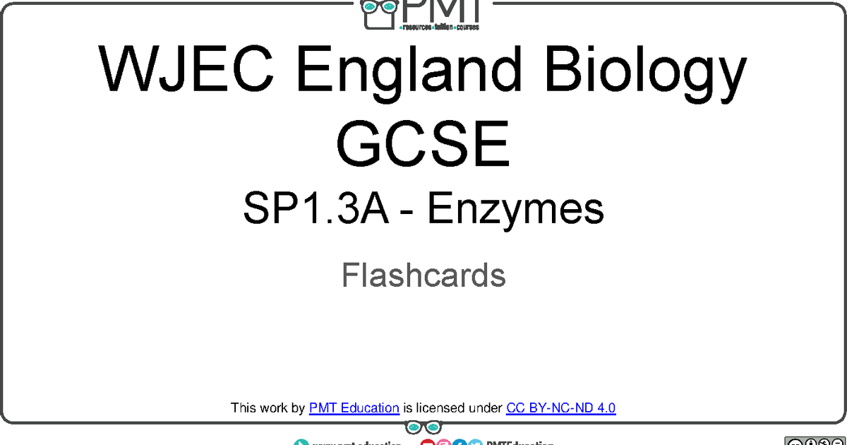 Flashcards - Practical Skills - WJEC (Eduqas) Biology GCSE - PMT Education