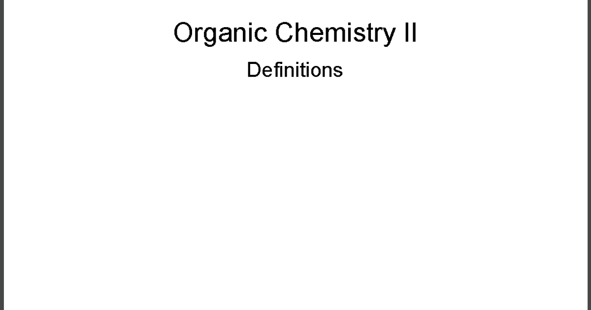 Definitions - Bundle - AQA - PMT Education