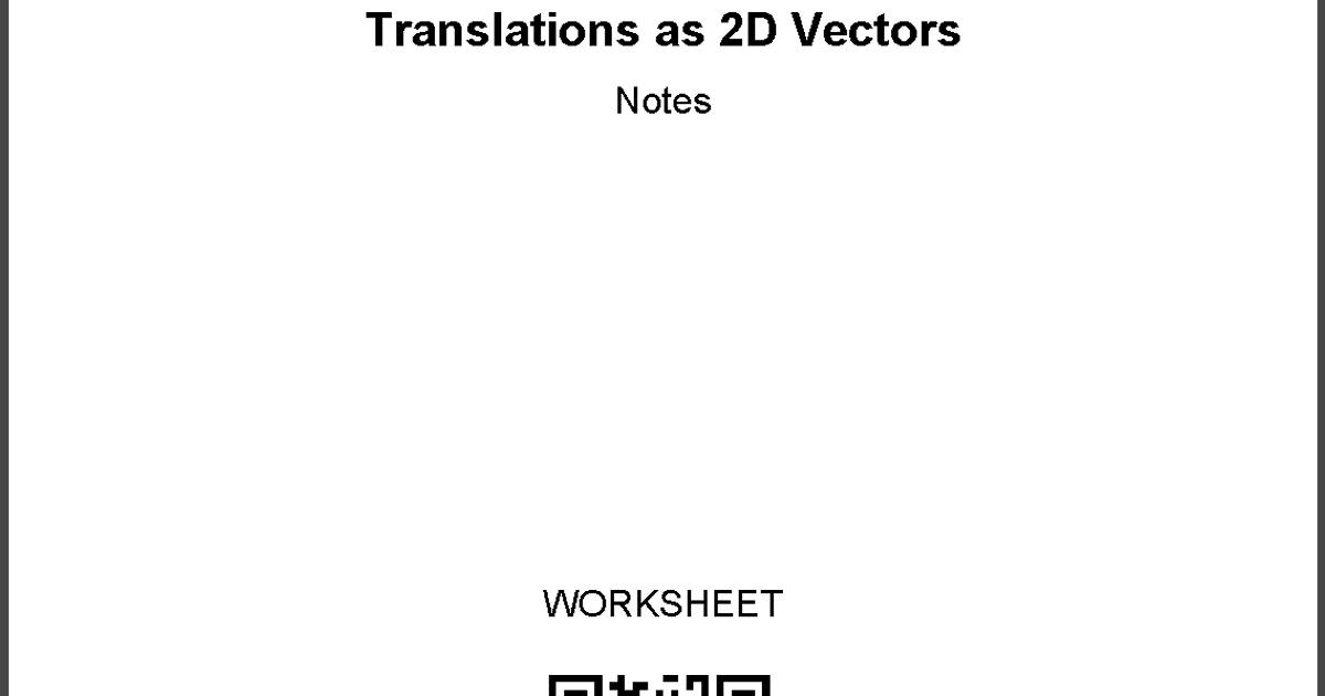 Notes - Vectors - Geometry - PMT Education