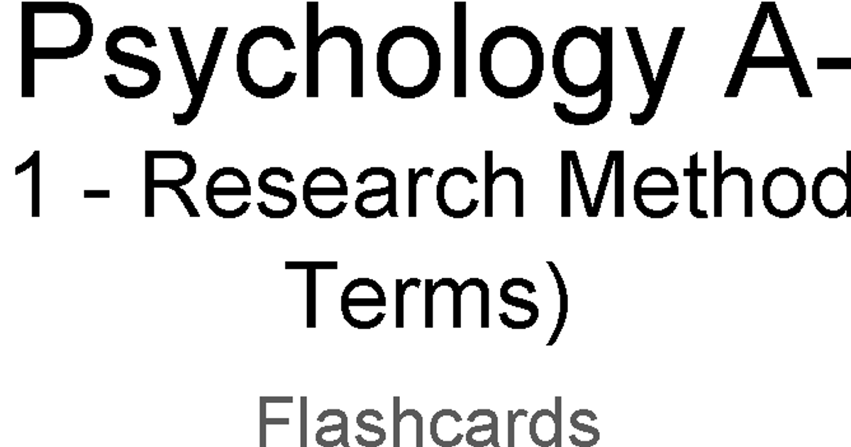 Notes - Bundle - OCR Psychology A-Level - PMT Education