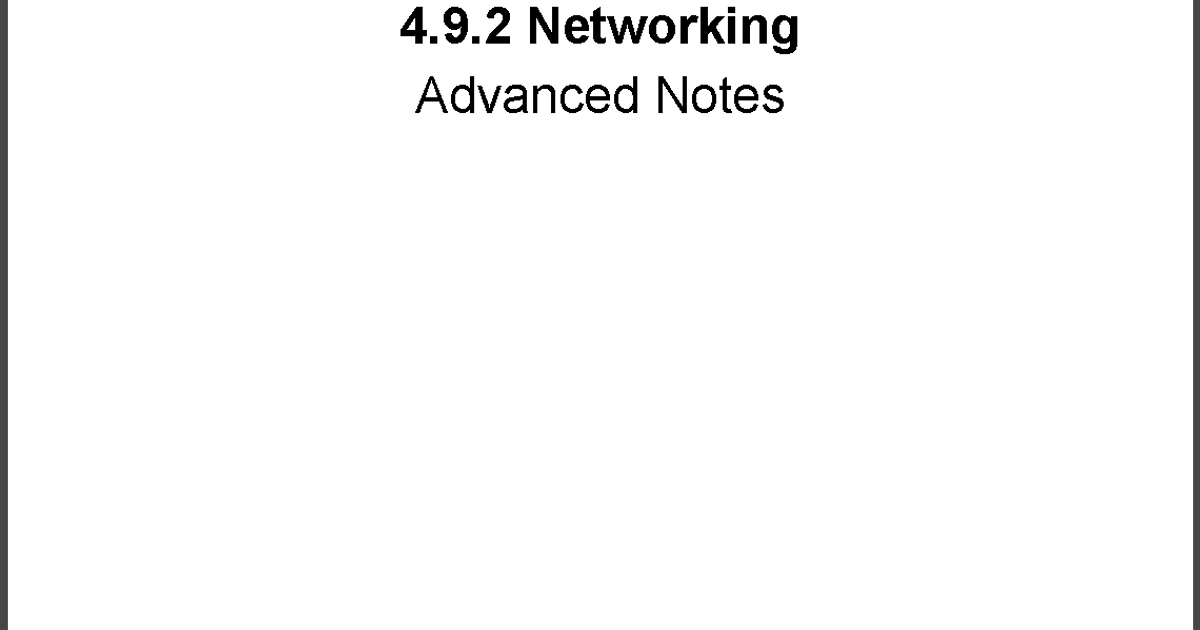 AQA A-level Computer Science Advanced Note II - PMT Education